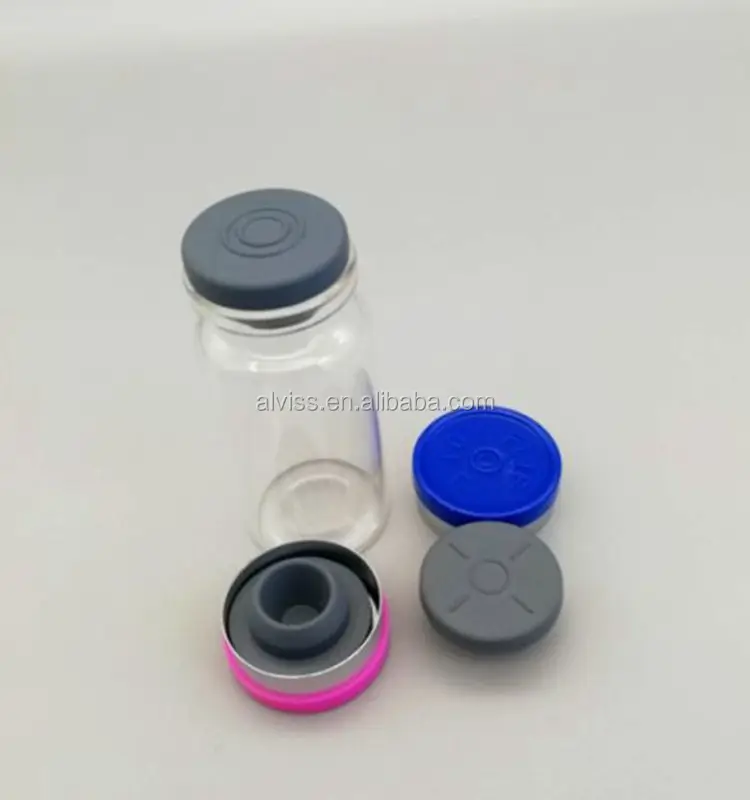 20mm Rubber Stopper With Aluminum Cap For Glass Injection Vial - Buy ...