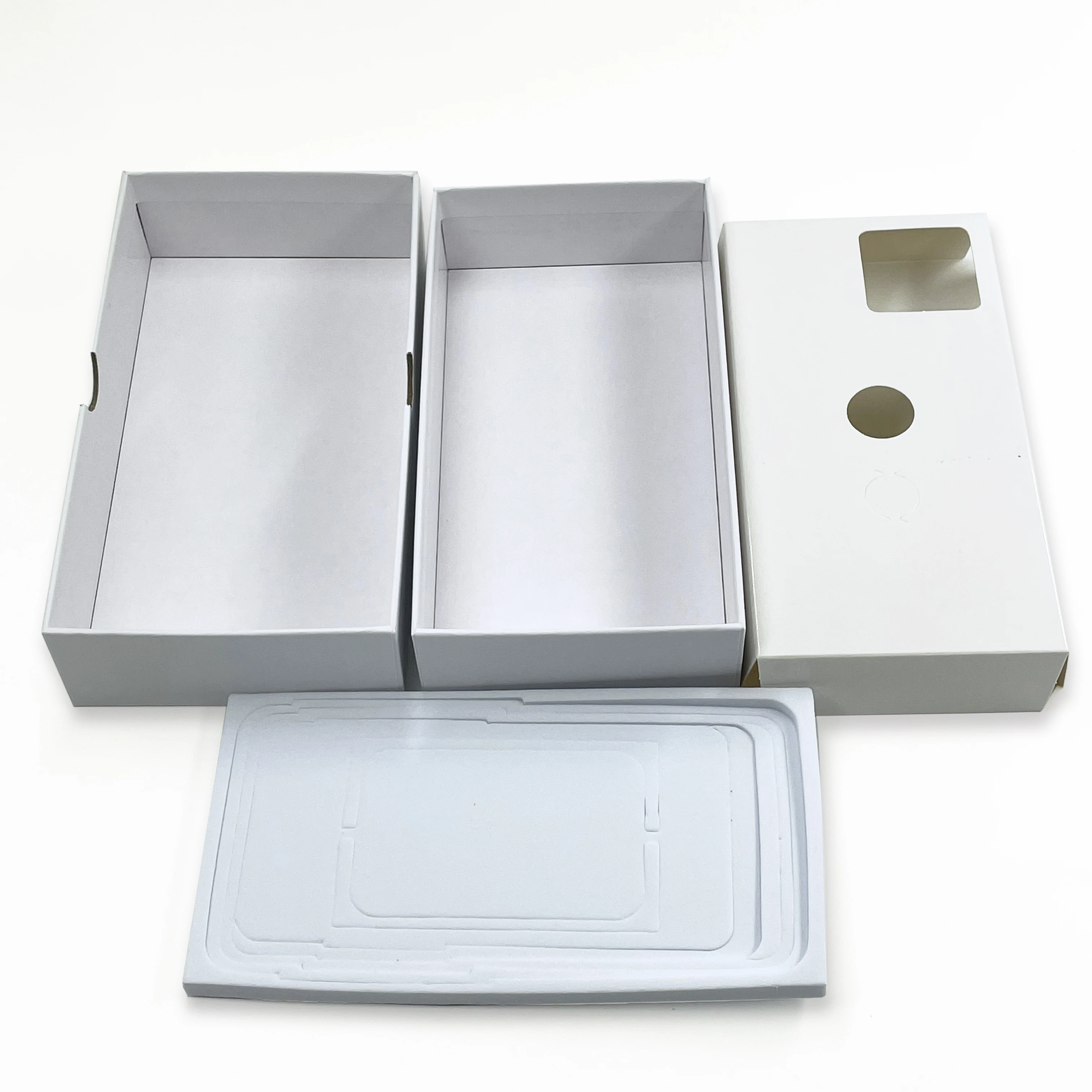 Empty Box Phone Packing - Universal White Box Package