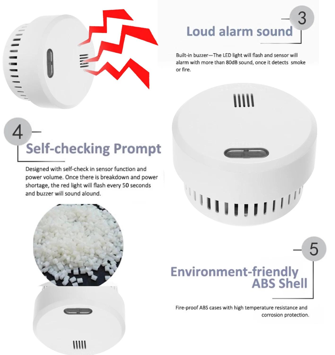 Detektor Asap Mini 10 Tahun 14604,Alarm Ulfire Alarm Detektor Asap ...