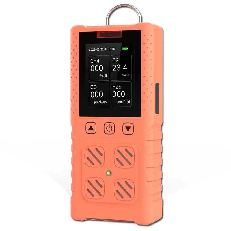 Atex Certificate Portable Multi 4 Gases Detector Alarm Co O2 H2s Ex Gas ...