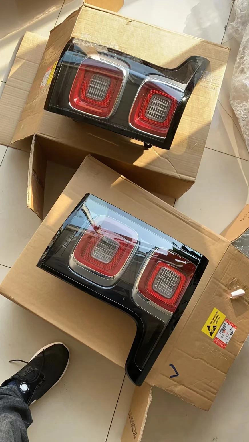 Land Rover For 2018-22 Range Rover L405 Dark Taillight Pair Euro Spec ...