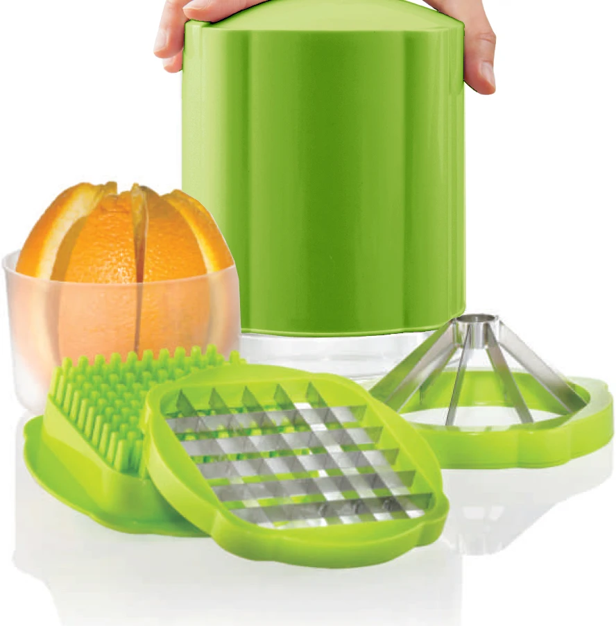 Manual Food Cutter Quick Press Chopper Dicer Fruit Vegetable Tools Home ...