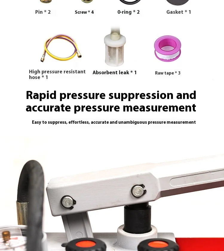 Portable Aluminum Alloy Manual Pressure Pump Supply PPR Water Pipe ...