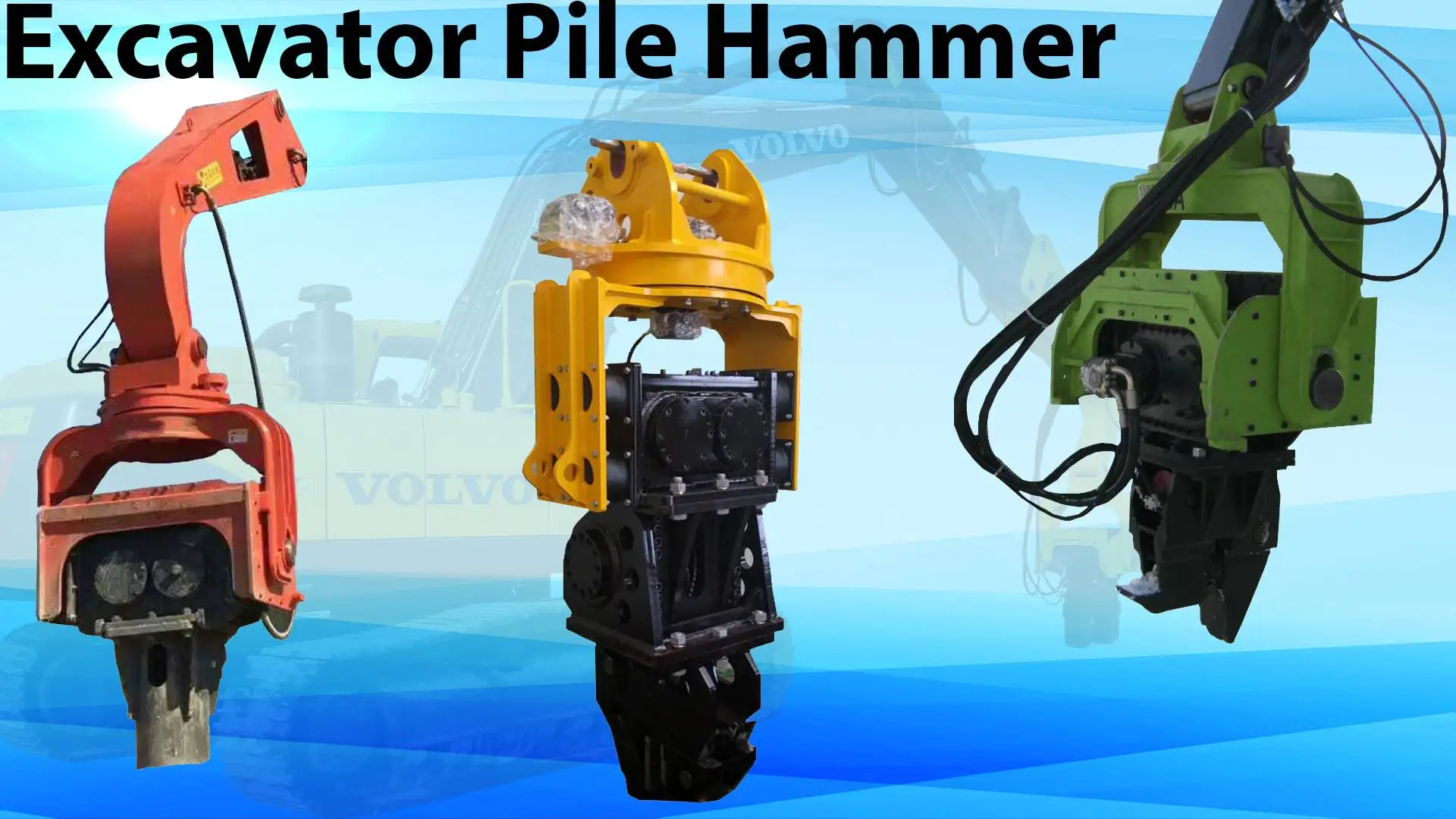 Excavator Mounted Hydraulic Vibro Hammer - Efficient Piling