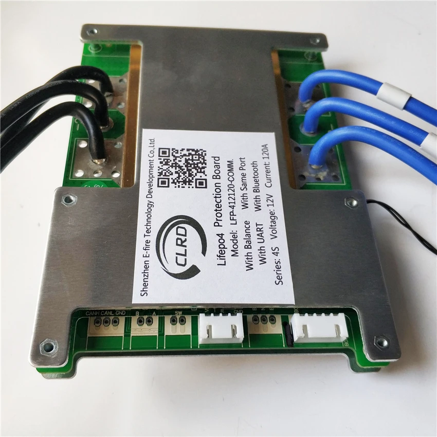 Smart BMS 4S 120A Lifepo4 Battery Management System with BT Module