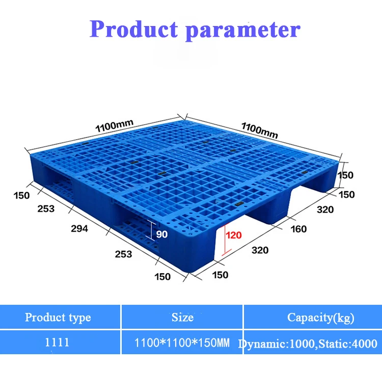 4 Way Entry Euro Standard 3 Skid Runners Reinforce Durable Hdpe Pp ...