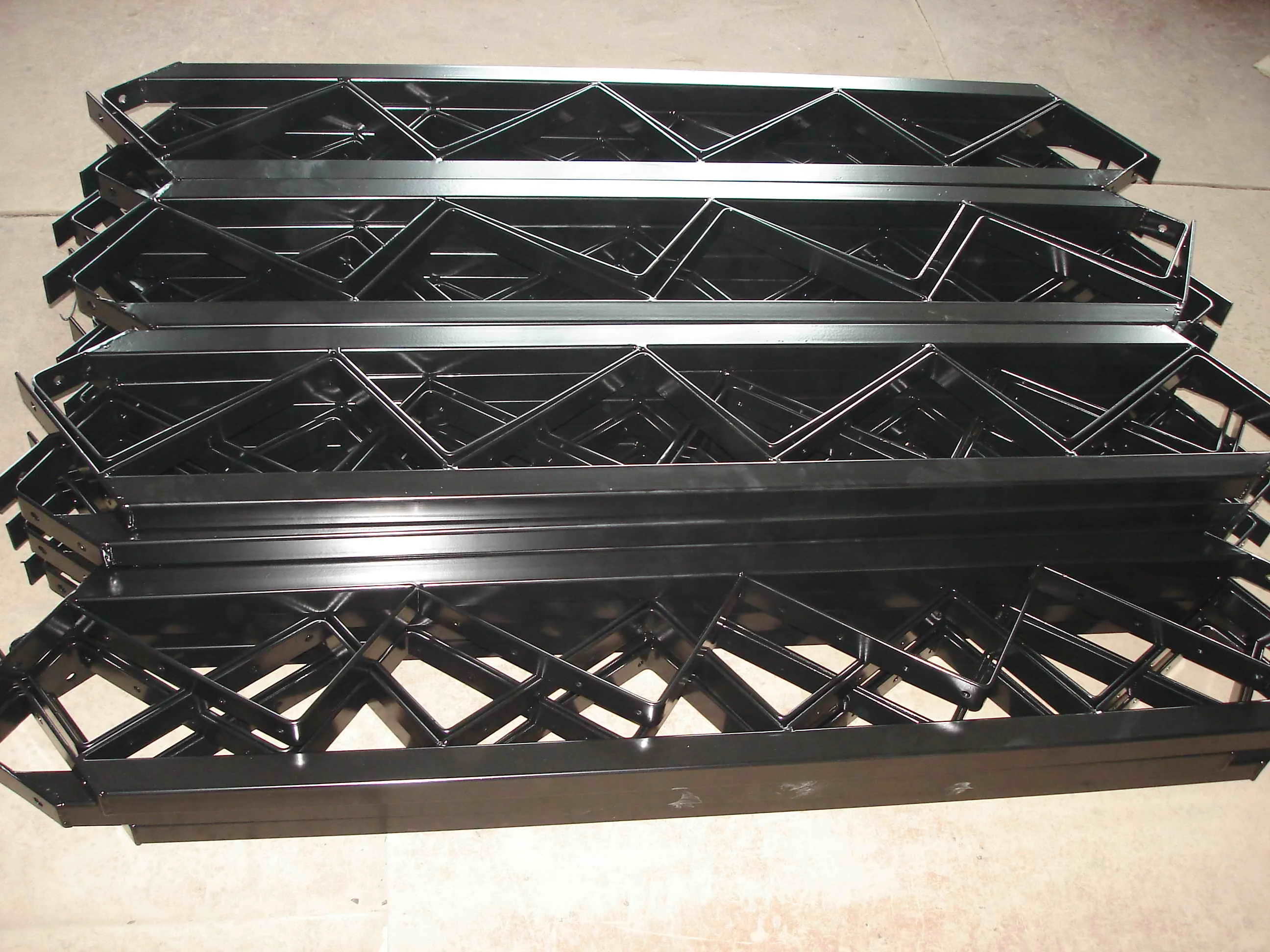Steel Stair Risres For Deck 1-9 Steps - Buy Powder Coated Steel Stair ...