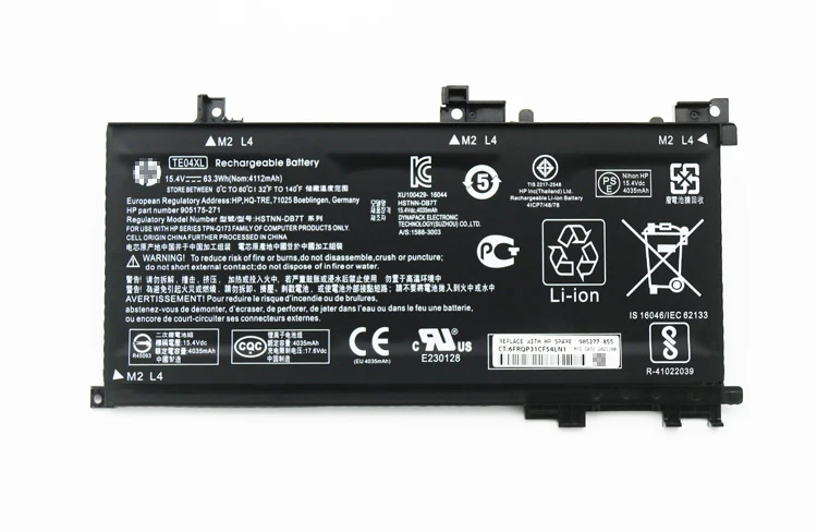15.4v 63.3wh Laptop Rechargeable Battery Replacement For Hp Pavilion 15 ...