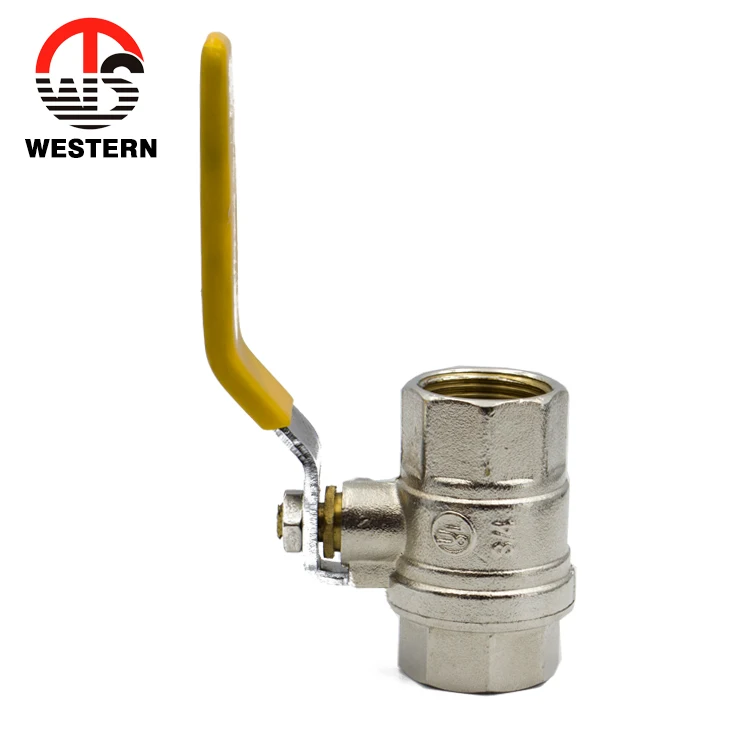 CW617N Material Nickel Plated FXF BSP Thread Ball Valves