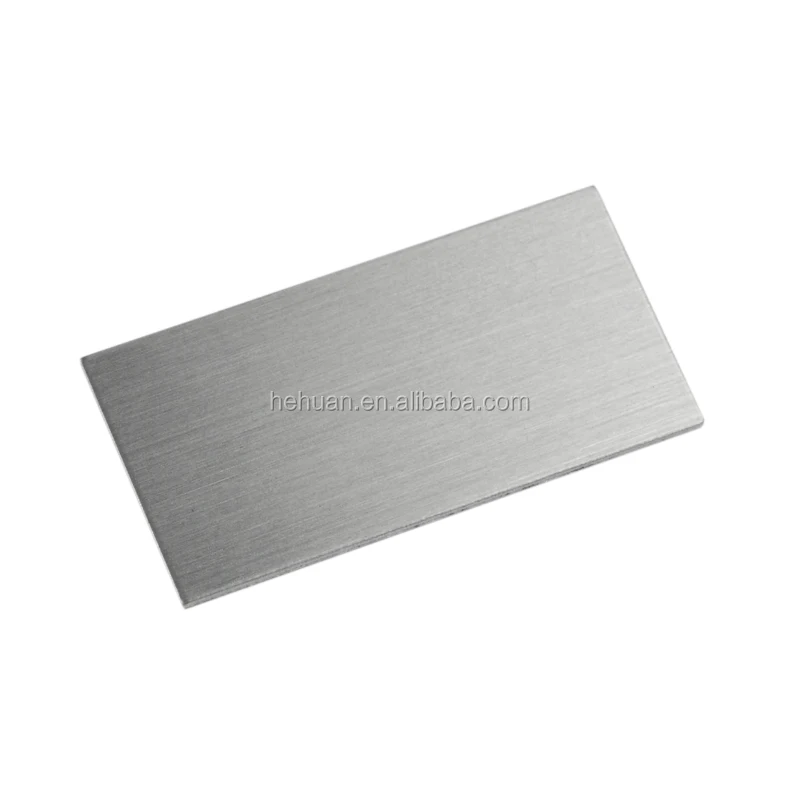 Silver Anodized Aluminum Business Card Blanks Laser Engraving Metal ...
