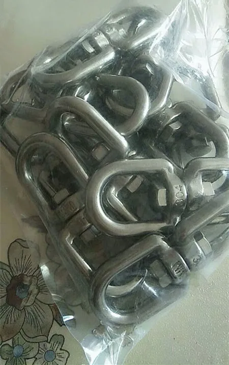 M6 M8 M10 Stainless Steel 304 Double Ended Swivel Eye Hook