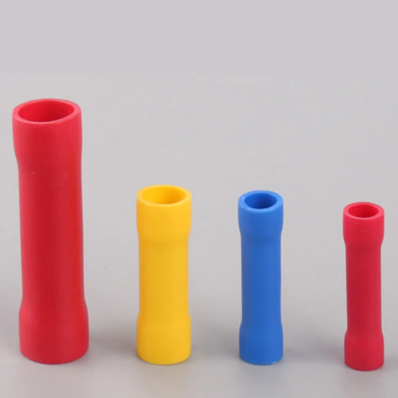 Bv Series Solder Butt Connector Insulated Medium Butt Terminal ...