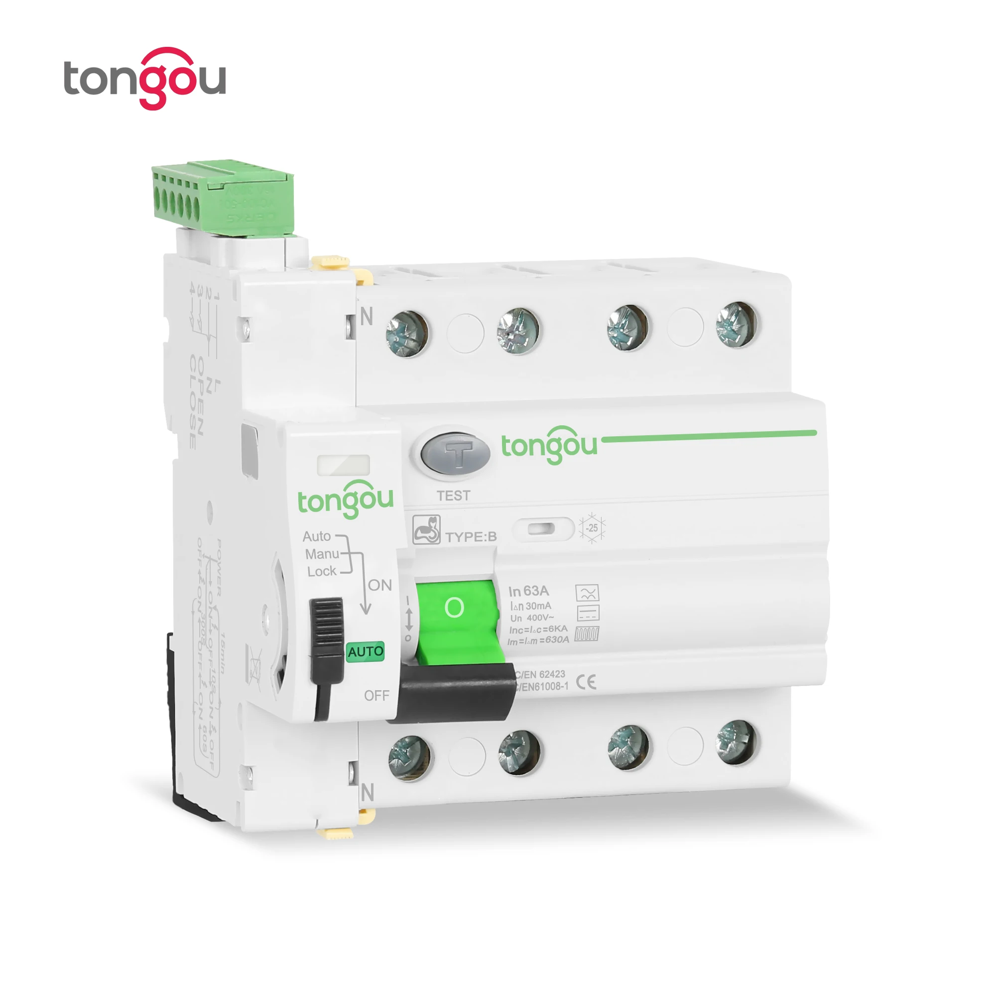 Type B DC RCCB RCD Electric Vehicle EV Residual Smart Device