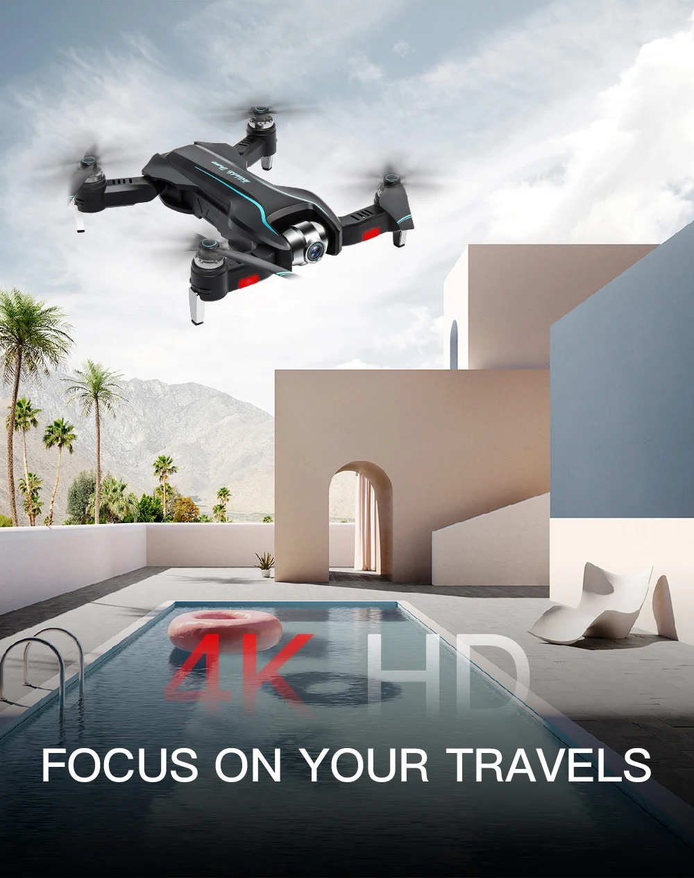 Hoshi S17 Foldable Drone 4k Optical Flow Dual Camera Fpv Drone ...