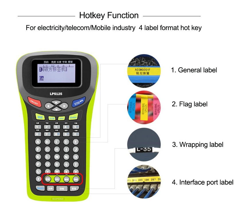 Industrial Wire Label Printer - Reliable Marking Solutions