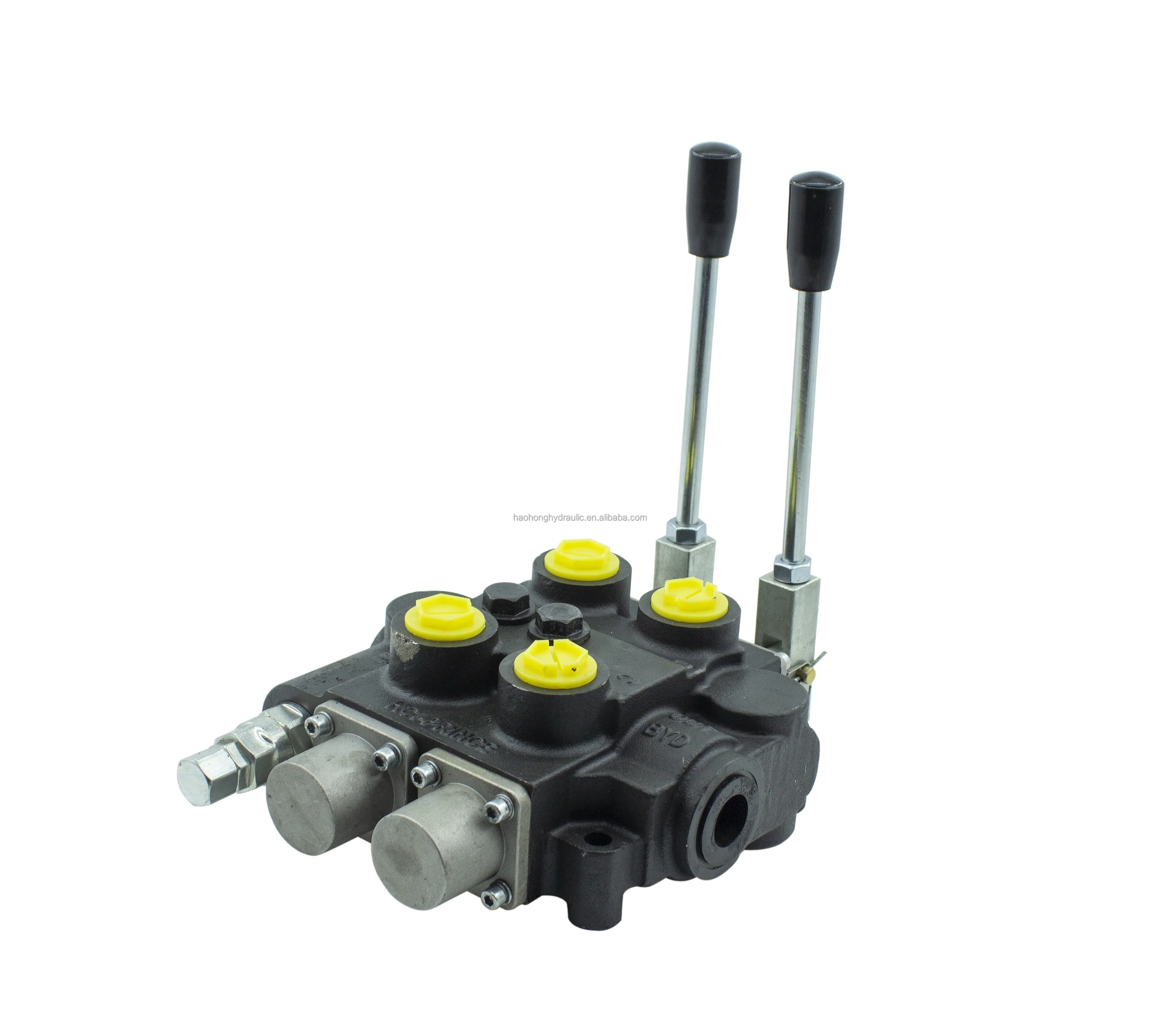 RD5200 2 Spool 100L/min Monoblock Hydraulic Directional Control Valve ...