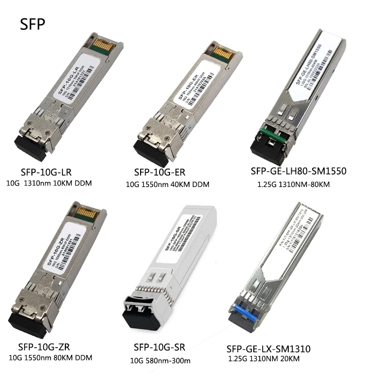 1.25g Sfp Modules Singlemode Single Fiber1310/1550nm Bidi Sfp Ports And ...