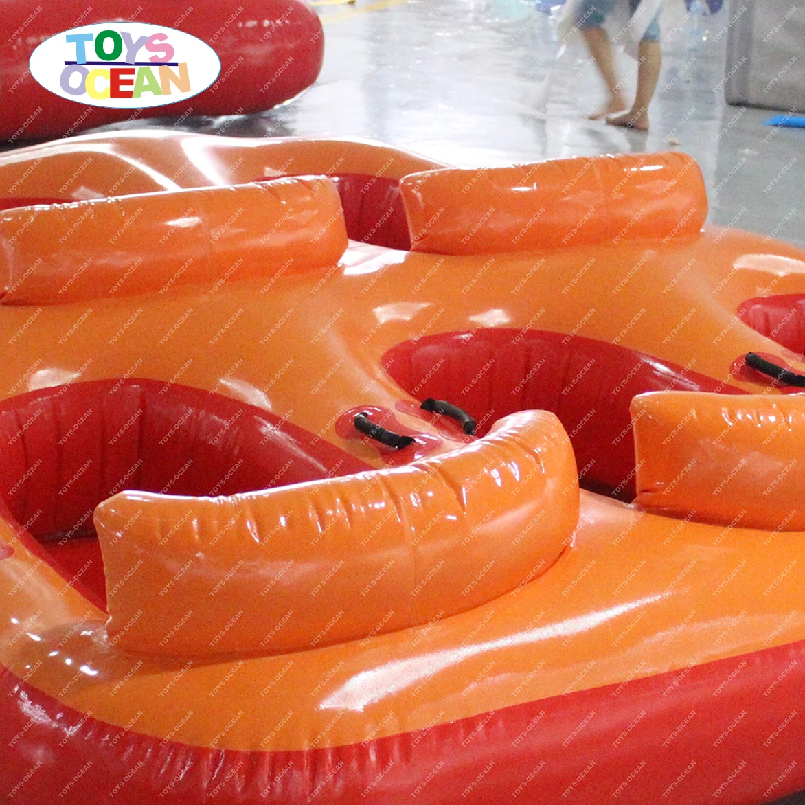 5 Person Donut Boat - Inflatable Water Towable Tube Ski