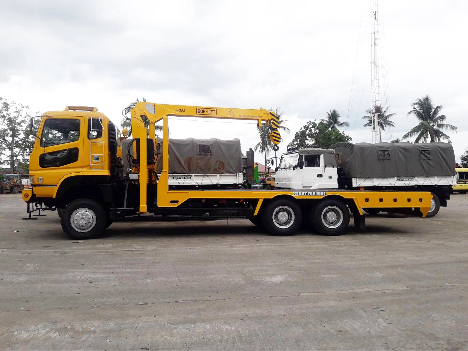 5t Telescopic Boom Self Loader Truck Mounted Crane - BOB-LIFT