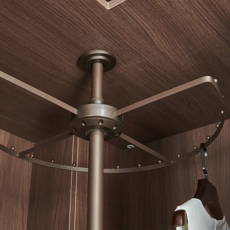 Wardrobe Multilayers 360 Degree Rotating Round Circle Clothes Hanger 4 ...