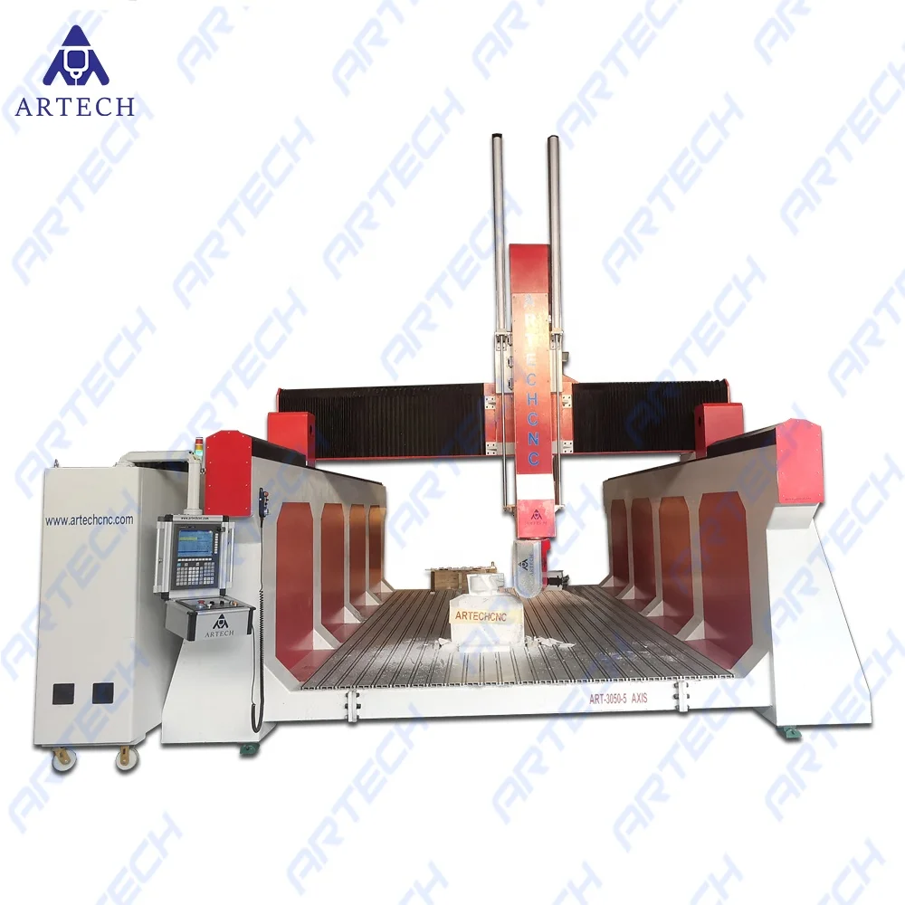 Factory Cnc Router 5 Axis Wood Router Cnc Woodworking Machine With Syntec Control System - Buy 5 ...