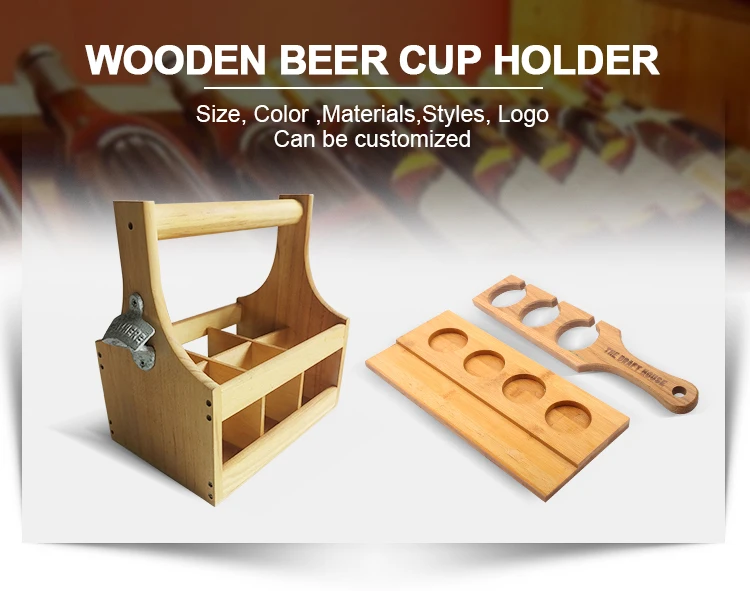 Houten Bier Houder 3 Gaten Paddle Schot Kom Cup Dienblad - Buy Houten ...