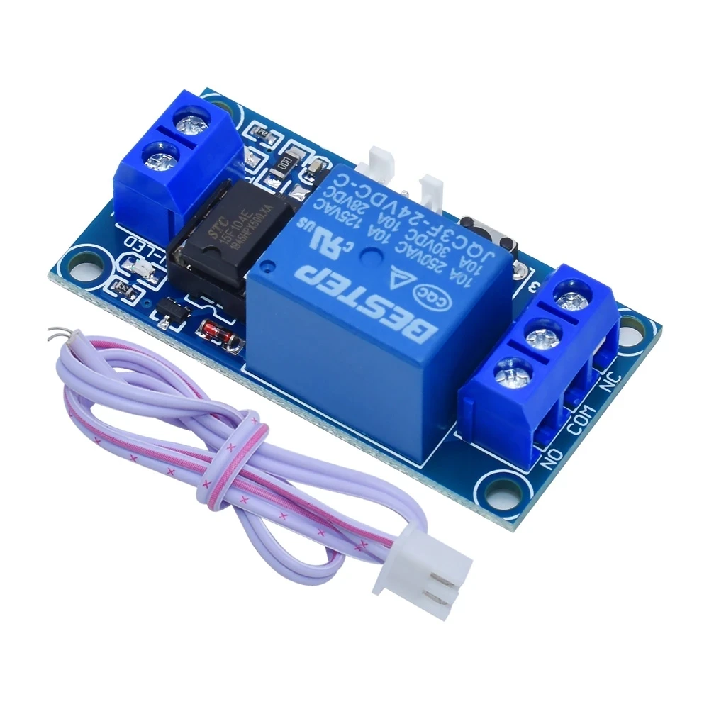 Bistable Relay Module - 5V/12V/24V Single Button Control