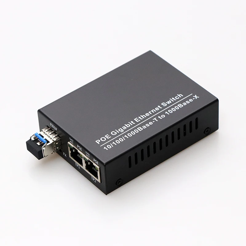 10/100/1000m Lc Sc Transceiver Fast Gigabit Fiber Optic Media Converter ...