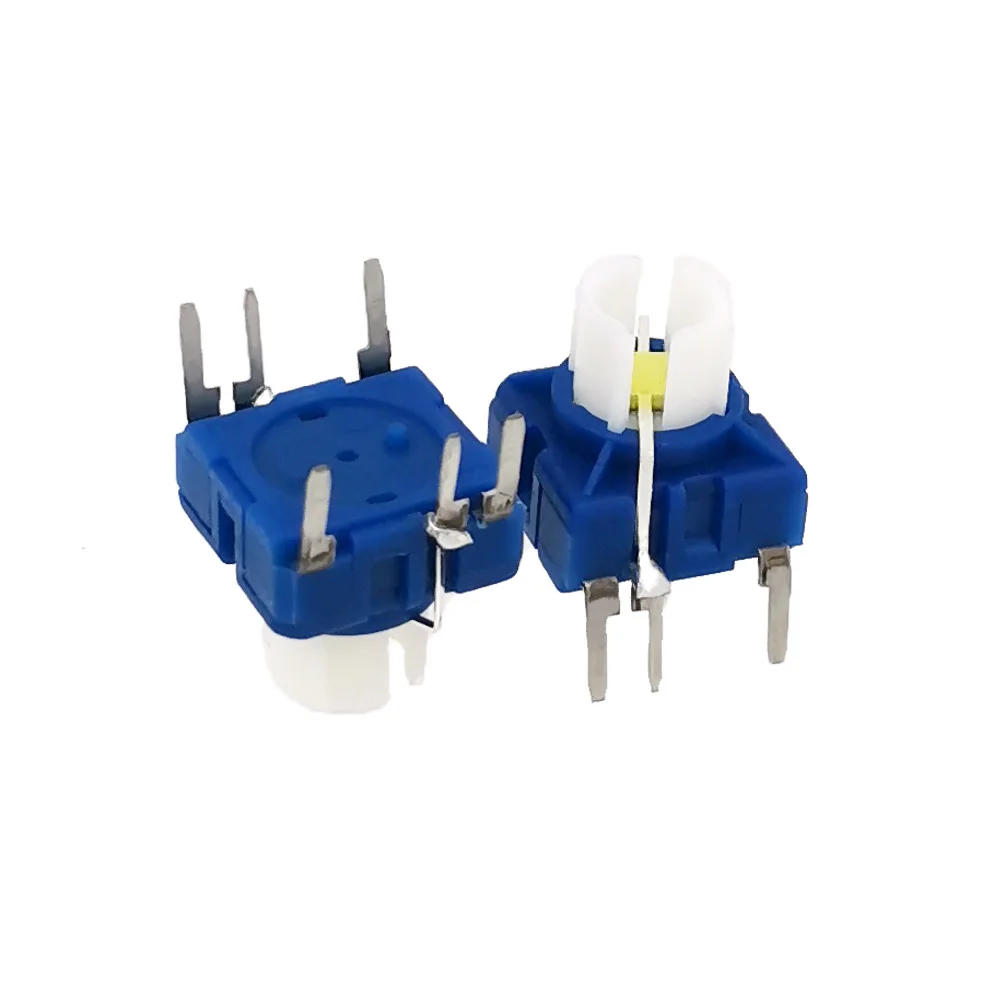 6FH Series IP67 Waterproof PCB Mount LED Push Button Switch