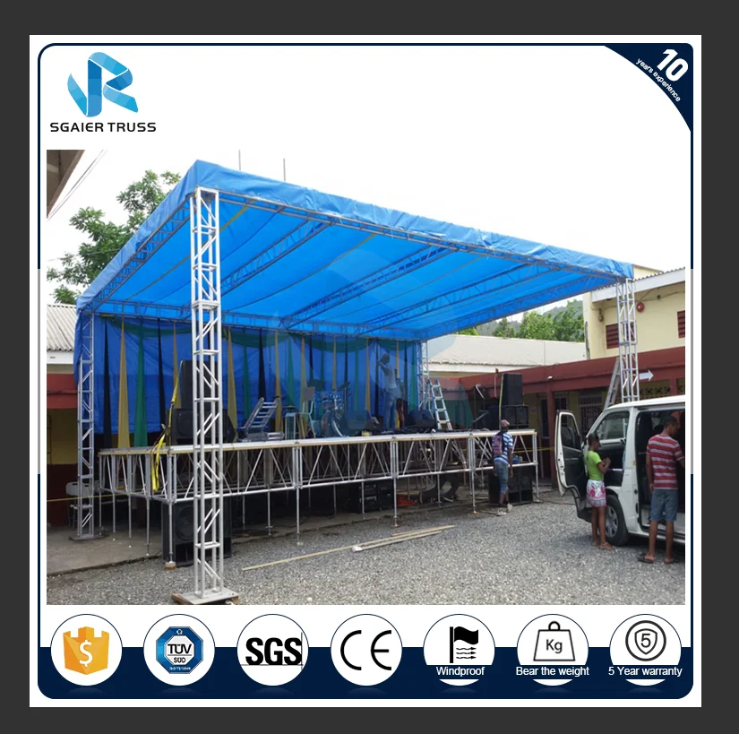 Portable Raised Platform Stage for Outdoor and Indoor Events