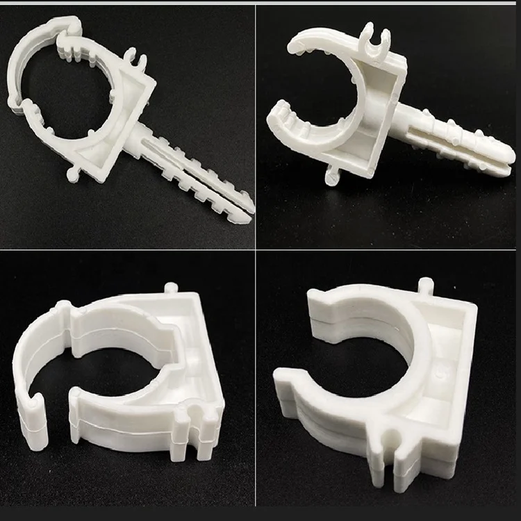 20 25 32 40 50mm Plastic Pvc Pipe Clip Garden Water Hose Pipe Holder U Lock Tube Fixed Clamp ...