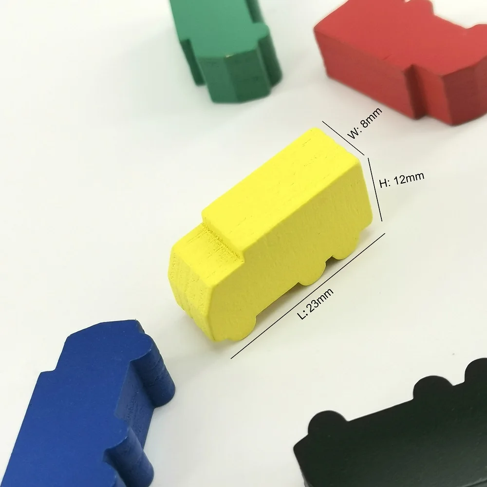 Custom Wooden Board Game Pawns Truck Pieces With High Quality - Buy ...