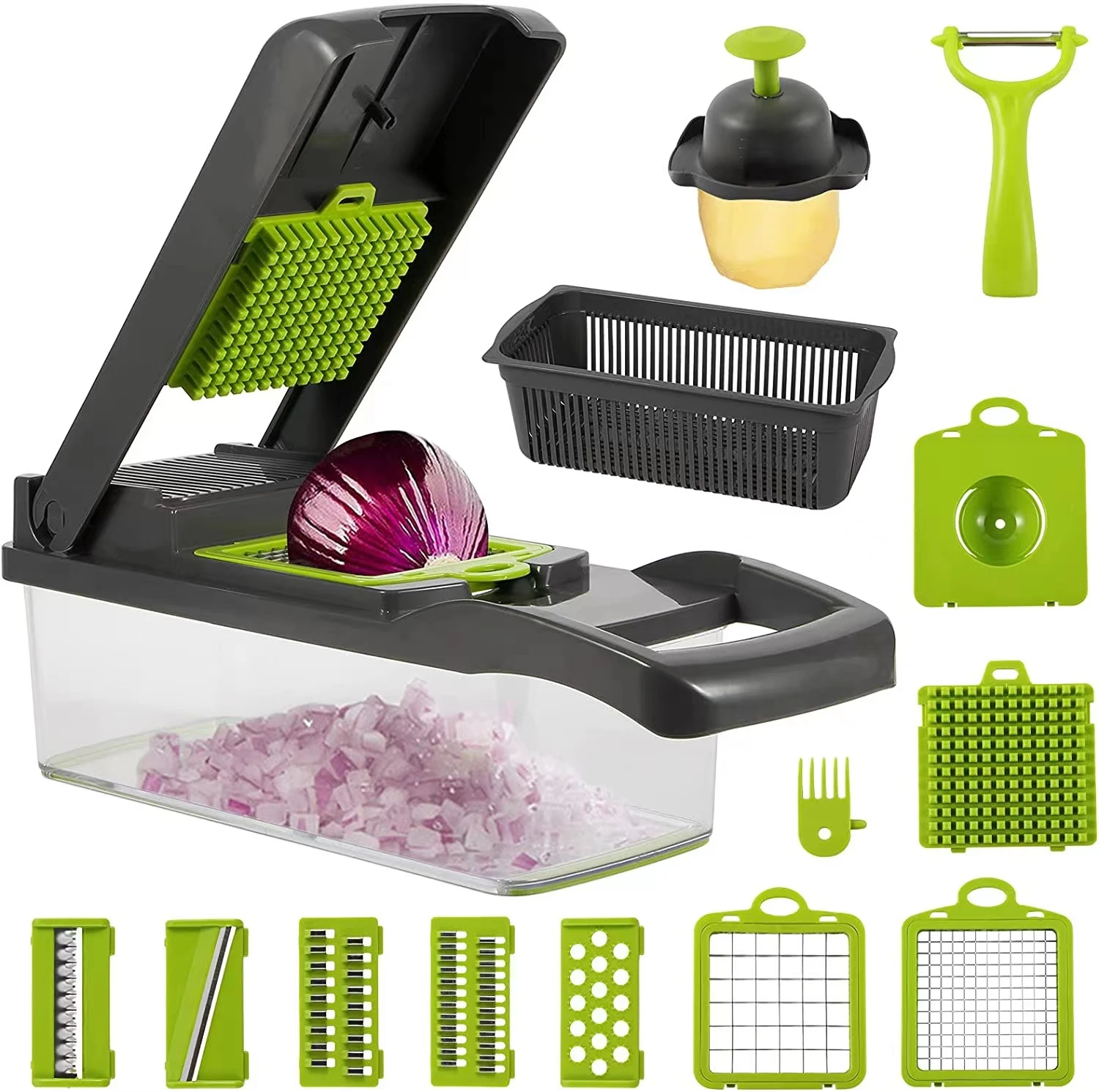 Licer And Dicing Tool Avocado Slicer Cut Fruit Salad Kitchen Gadgets ...