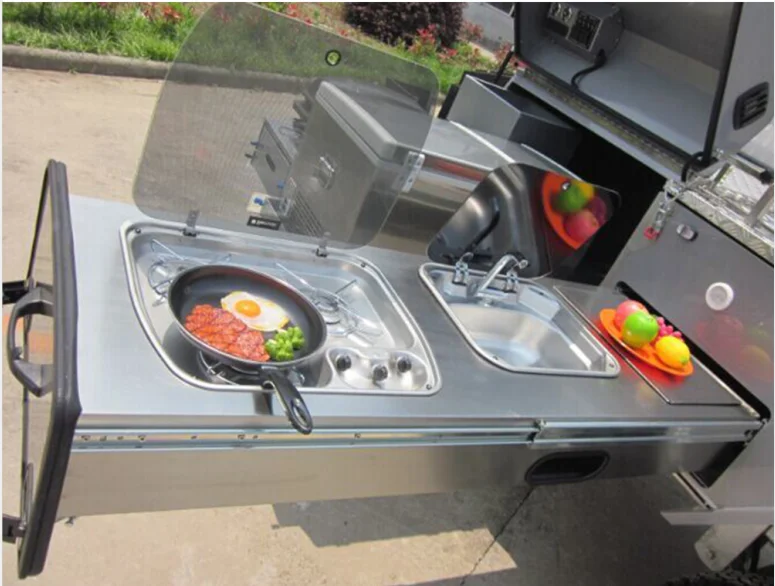 Campervan Camper Trailer Pull Out Kitchen For Sale - Buy Campervan Pull ...