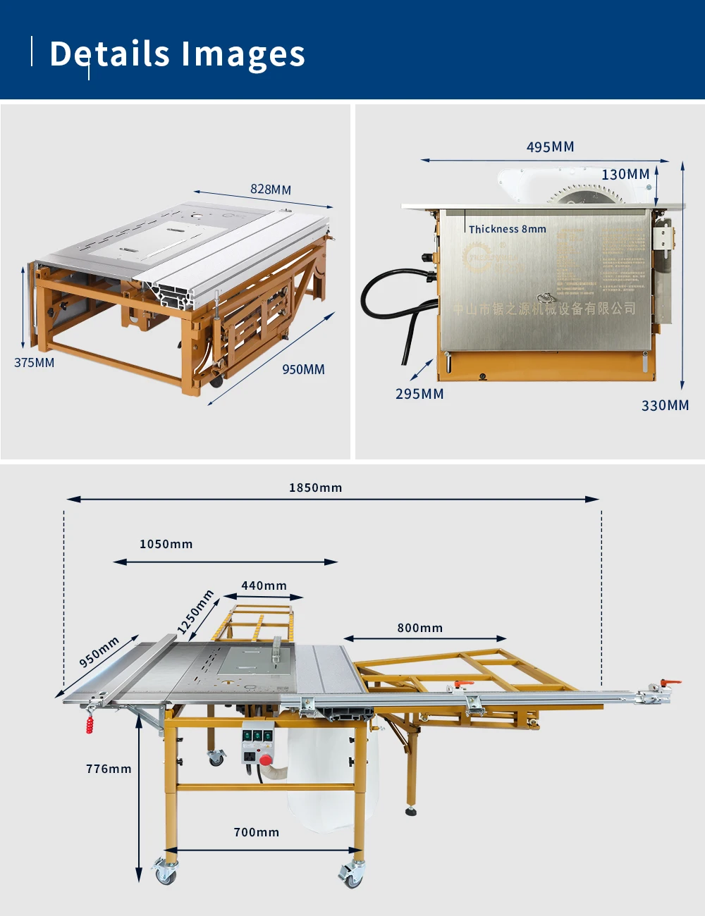 Saw Table Wood Cutting Portable Desk Table Saw Table Saw For Large Wood ...