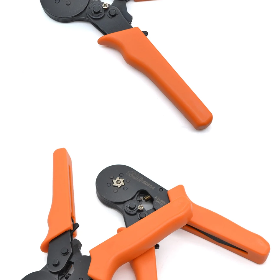 Hexagonal Ferrule Crimping Plier Wire Crimp Tool For Awg23-10 Insulated ...