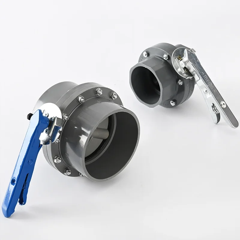 Manual PVC Plastic Butterfly Valve for Agricultural Irrigation Projects ...