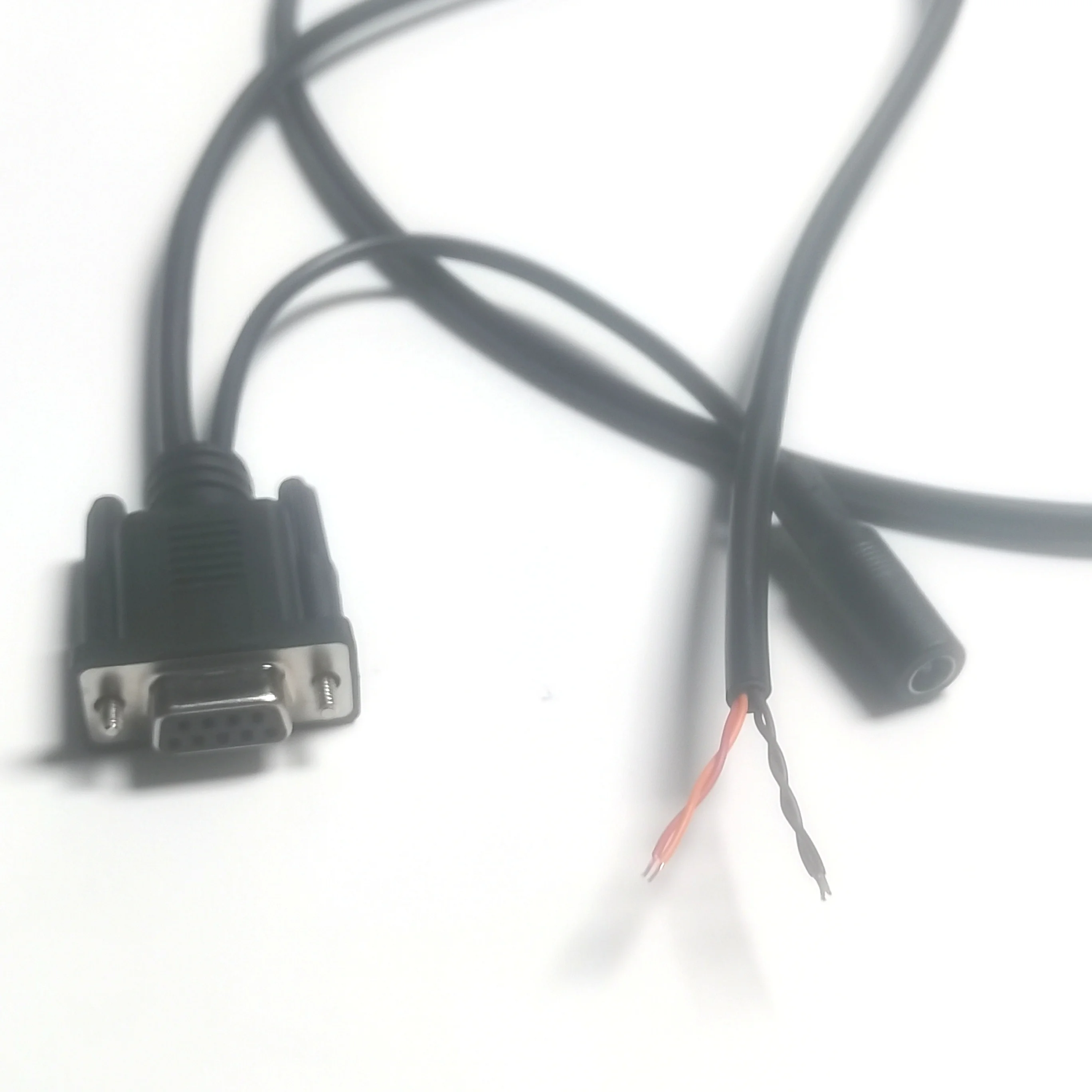 Rs232 Db9 Female Dc5521 Game Plugin Cable 1.2m Pvc Male-female Mini Din ...