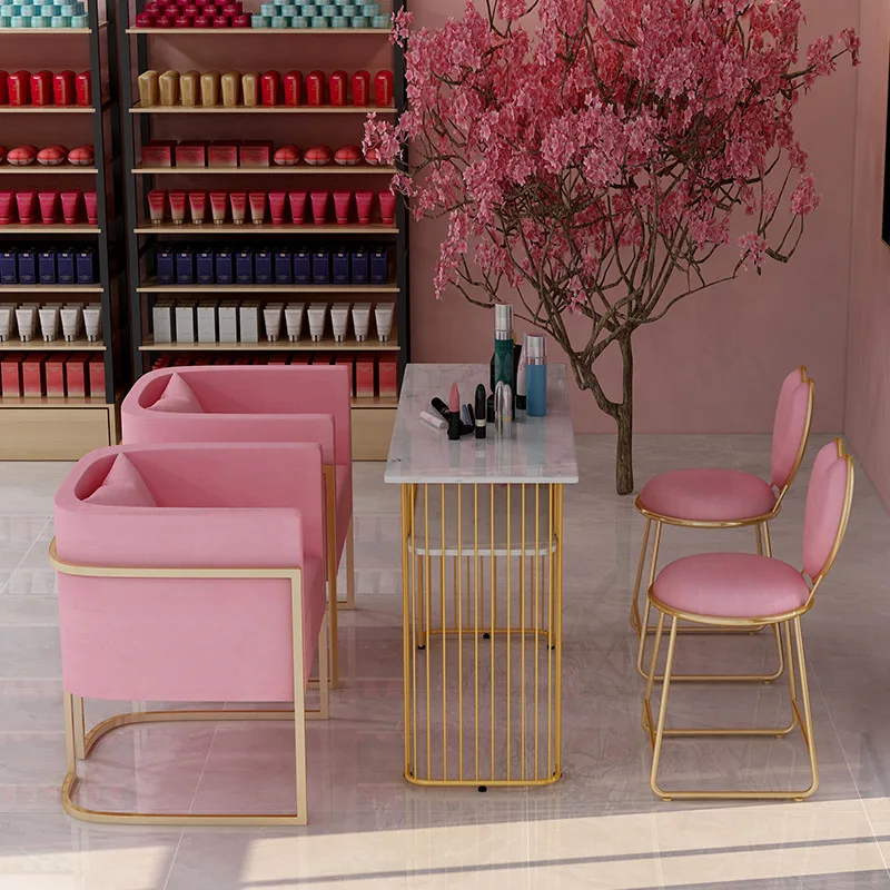 Luxury Portable Beauty Nail Tech Chair - White Custom Color