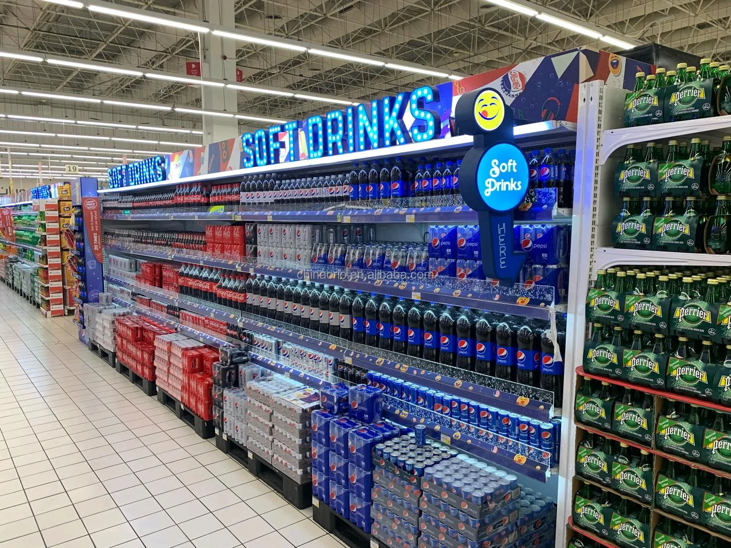 Shelf Refrigerator Acrylic Roller Freezer Dividers Used Automatic Shelf ...