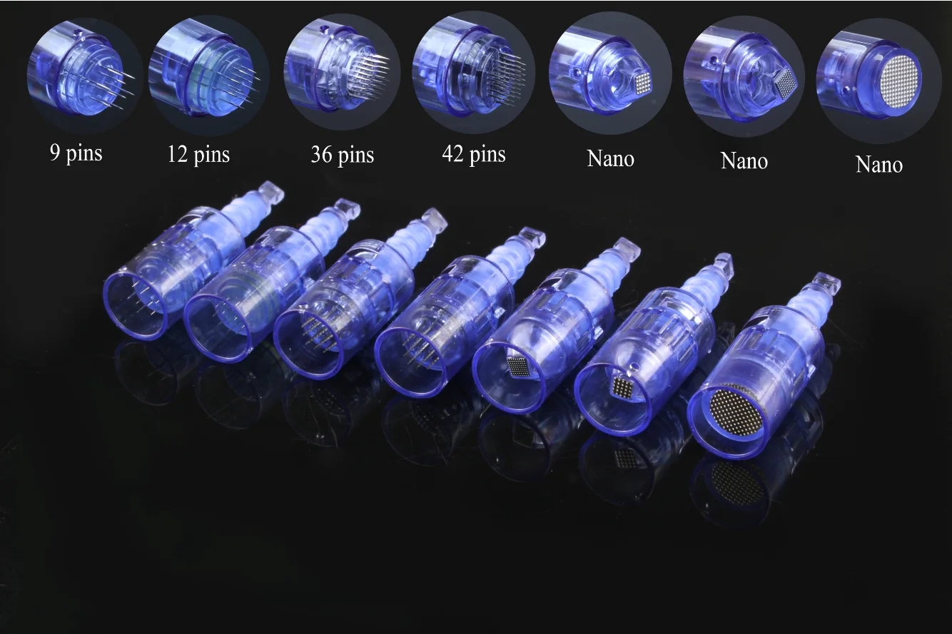 Derma Pen Nano Needles Cartridge 1/3/5/7/9/12/36/42/nano/3d Pin Needles ...