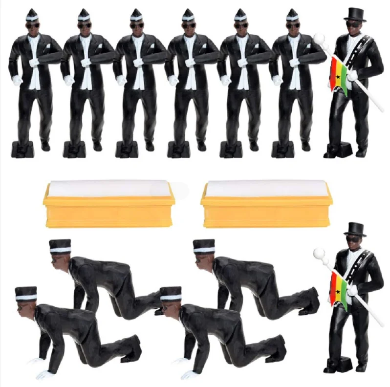 Supper Funny 1 to 20 Funeral Coffin Dance Action Figure
