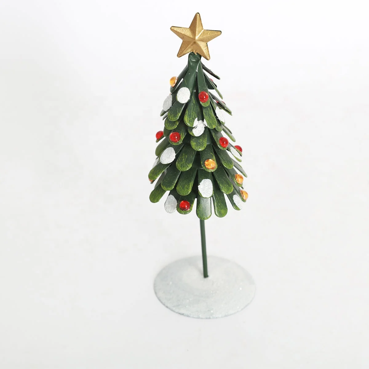 Pioneer Effort Metal Christmas Tree Table Decoration,Xmas Ornaments ...