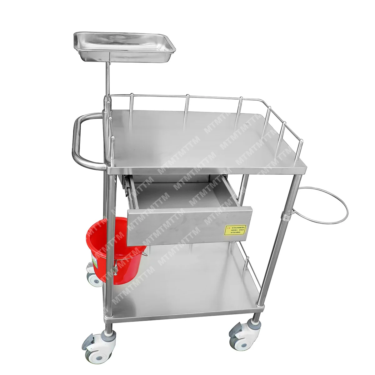 Stainless Steel Medical Dressing Trolley - Emergency Care