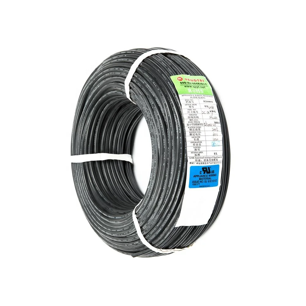 UL4389 Silicone Rubber Jacket FEP Insulation Bare Copper Wire