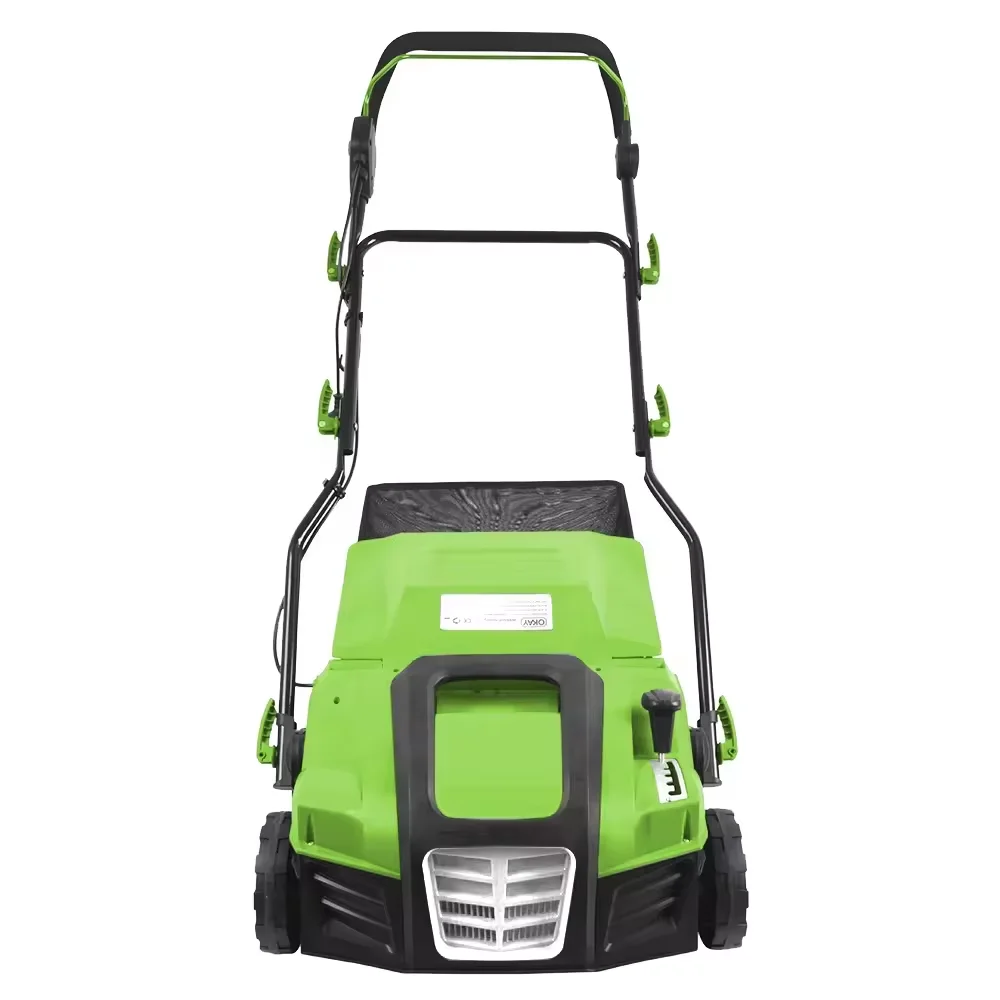 Larix 1800w Electric 2 In 1 Garden Scarifying Machine Hand Push Lawn ...