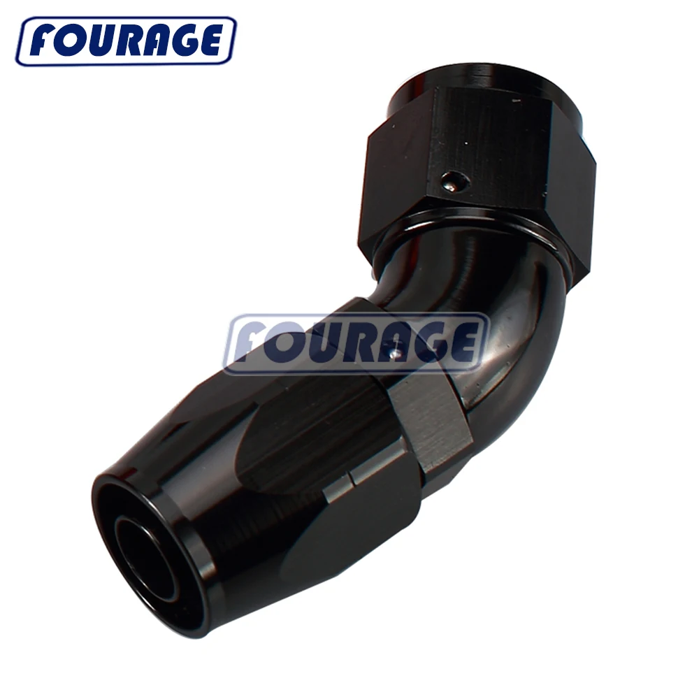 Auto Parts 45 Degree One Piece Full Flow Adapter Aluminum AN6 AN8 AN10 ...