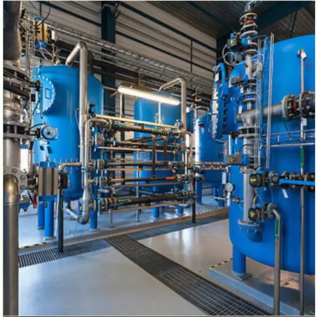 The Water Treatment Plant Uses Rapid Rate Multimedia Gravity Filter ...