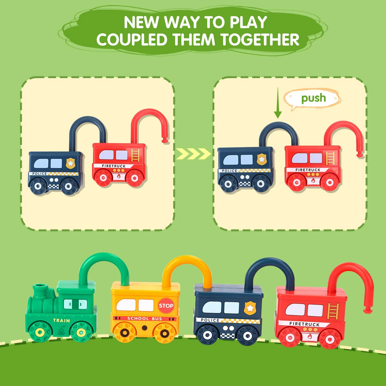 Kids Lock & Key Toy Learning Locks Montessori Toys Numbers Counting ...