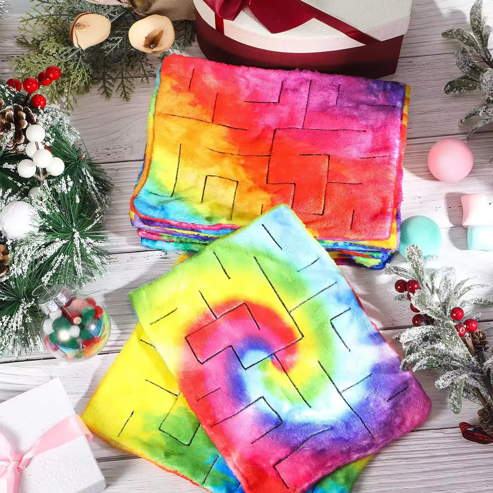 Gl Marble Maze Mat Fidget Sensory Tactile Sensory Toys Stress Relief ...